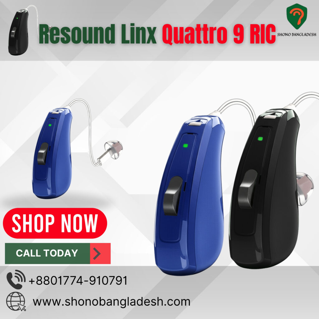 ReSound LiNX Quattro 9 RIC Hearing Aid Price In Bangladesh
