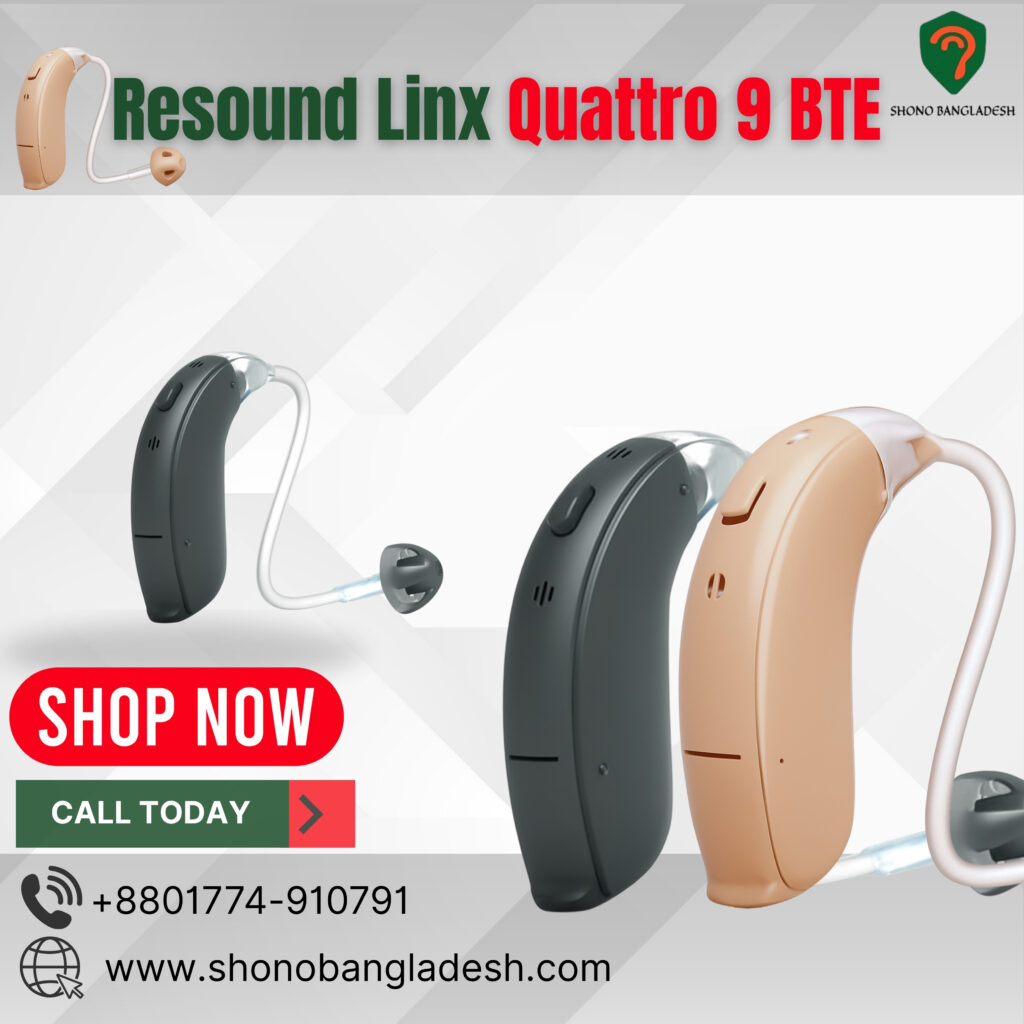 ReSound LiNX Quattro 9 BTE Hearing Aid Price In Bangladesh